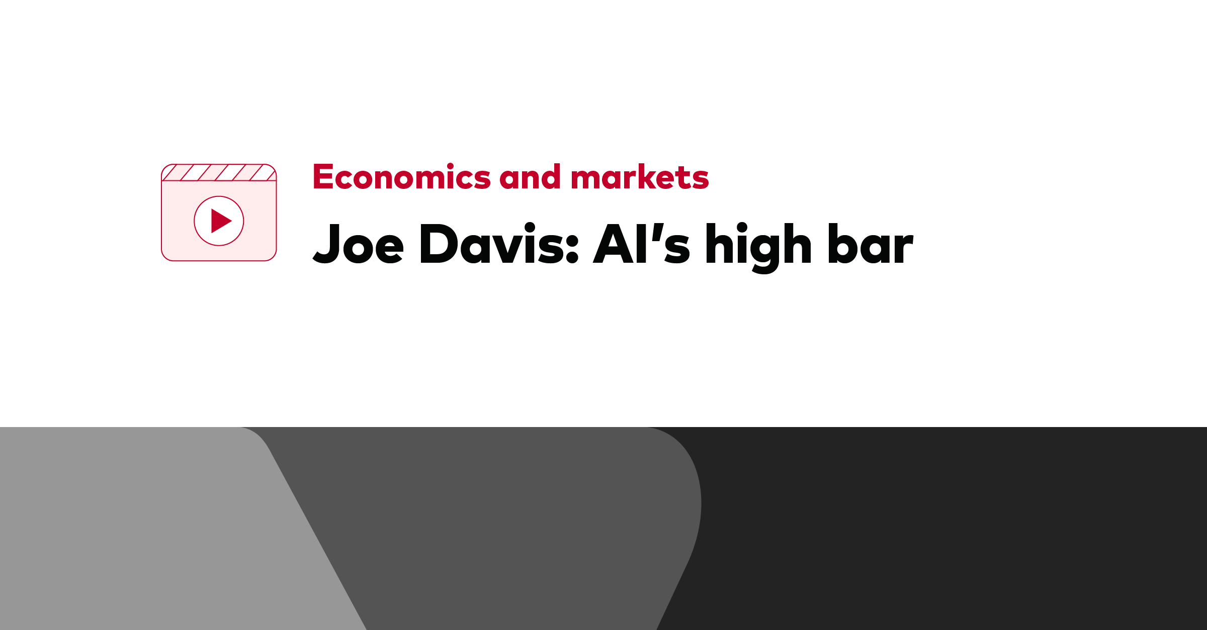 Joe Davis: A high bar for artificial intelligence | Vanguard