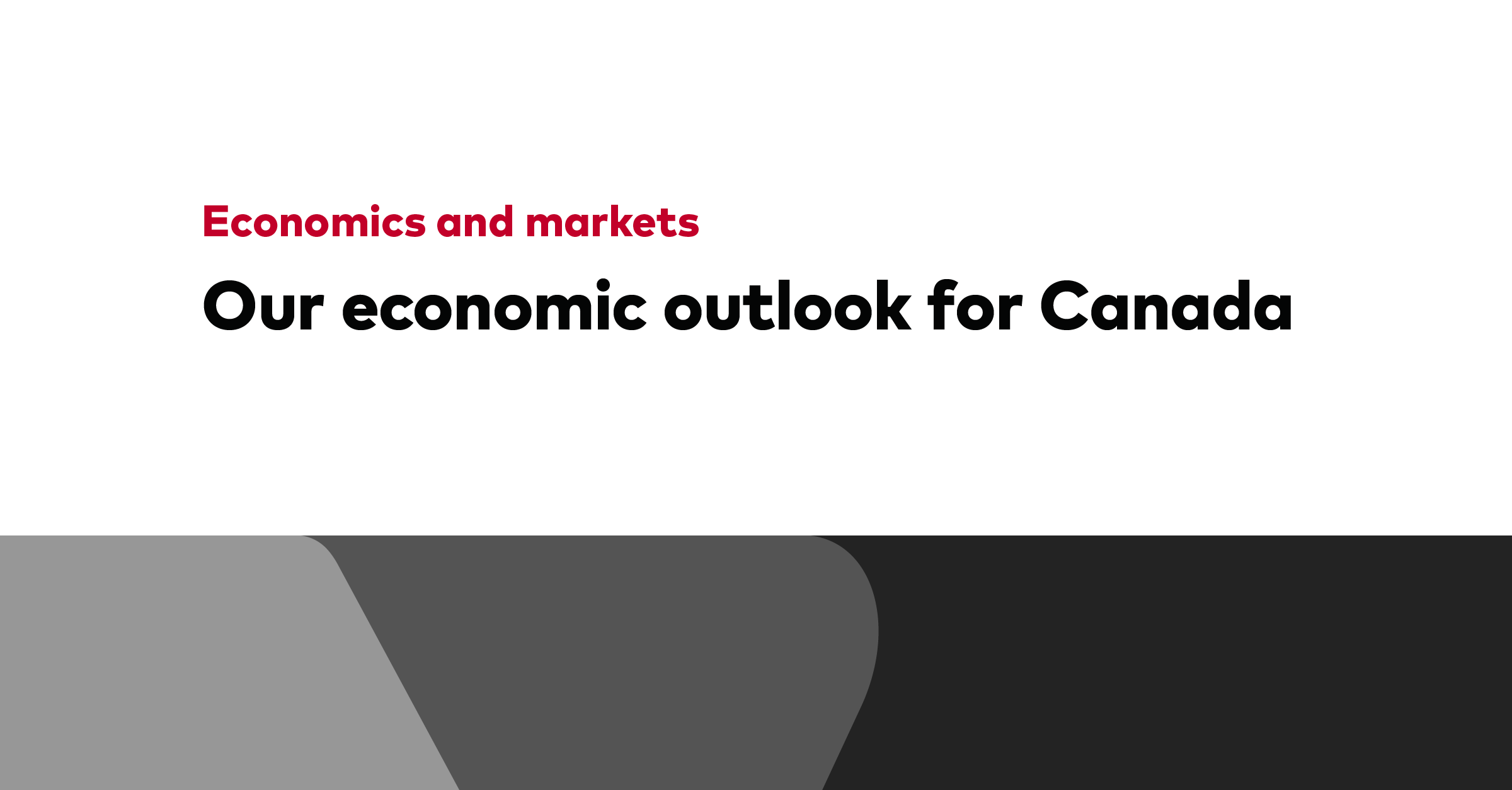 Our economic outlook for Canada | Vanguard