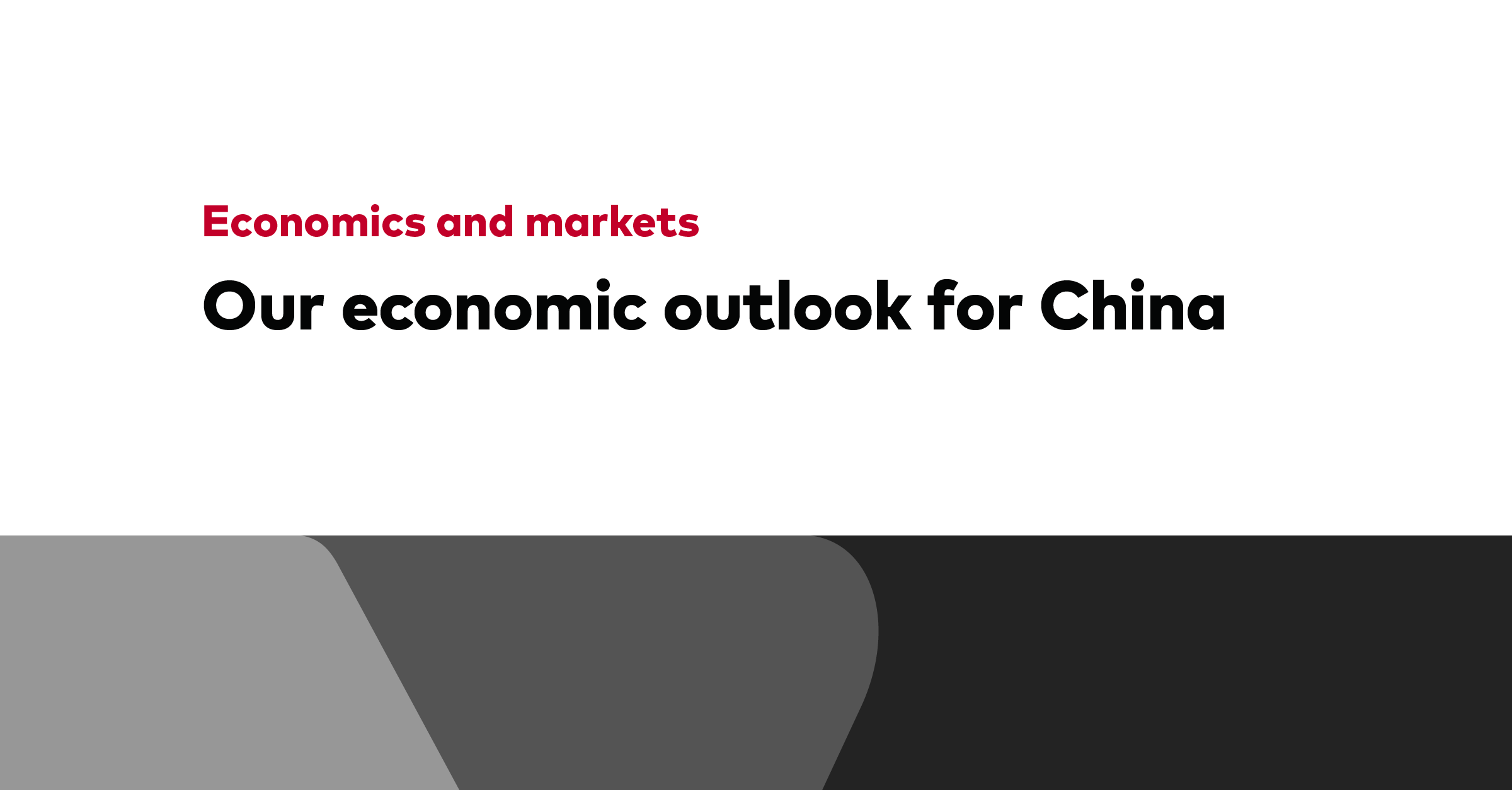 Our economic outlook for China | Vanguard